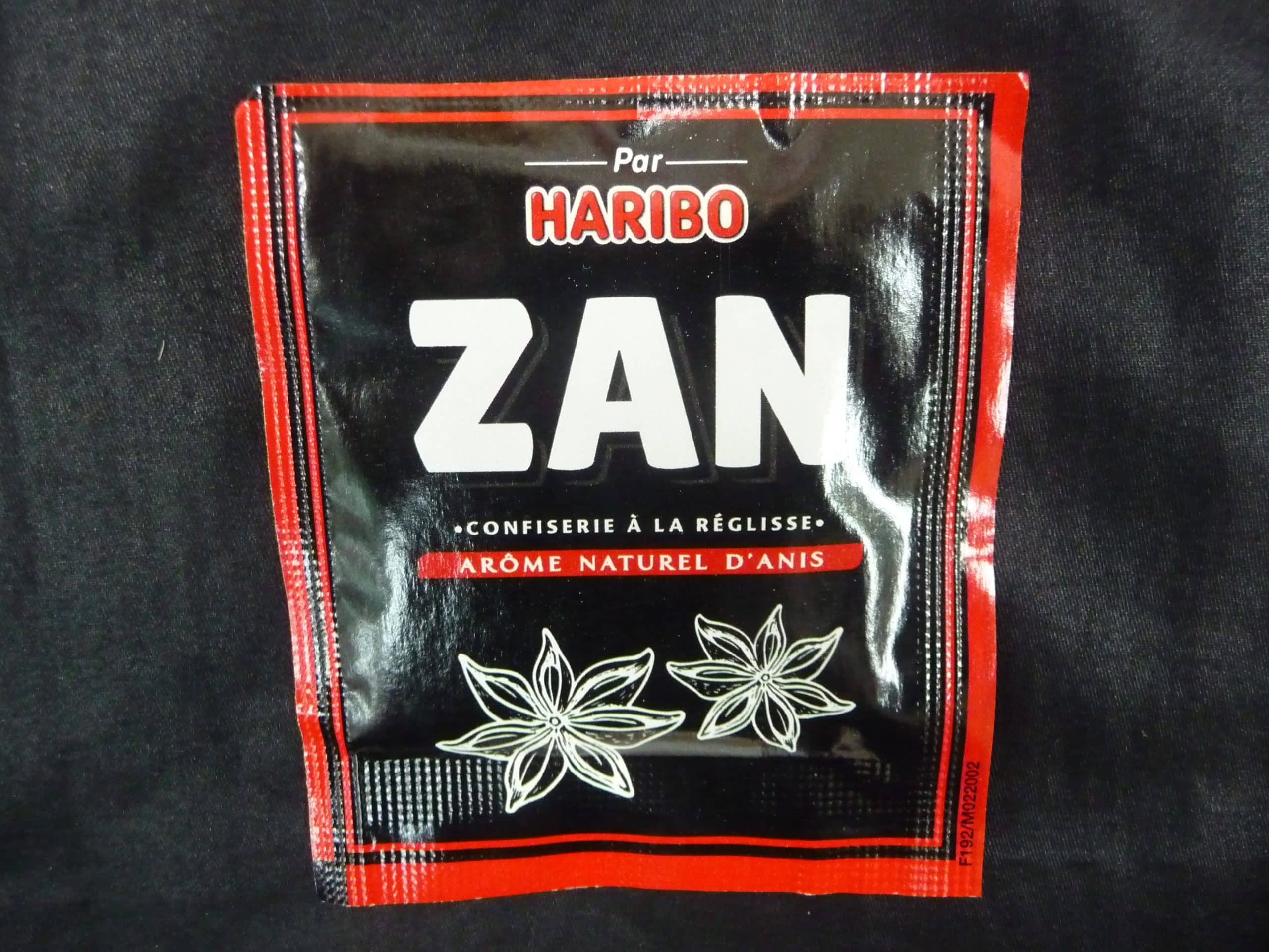 Plaquette Zan Haribo Anis - Boule de gomme